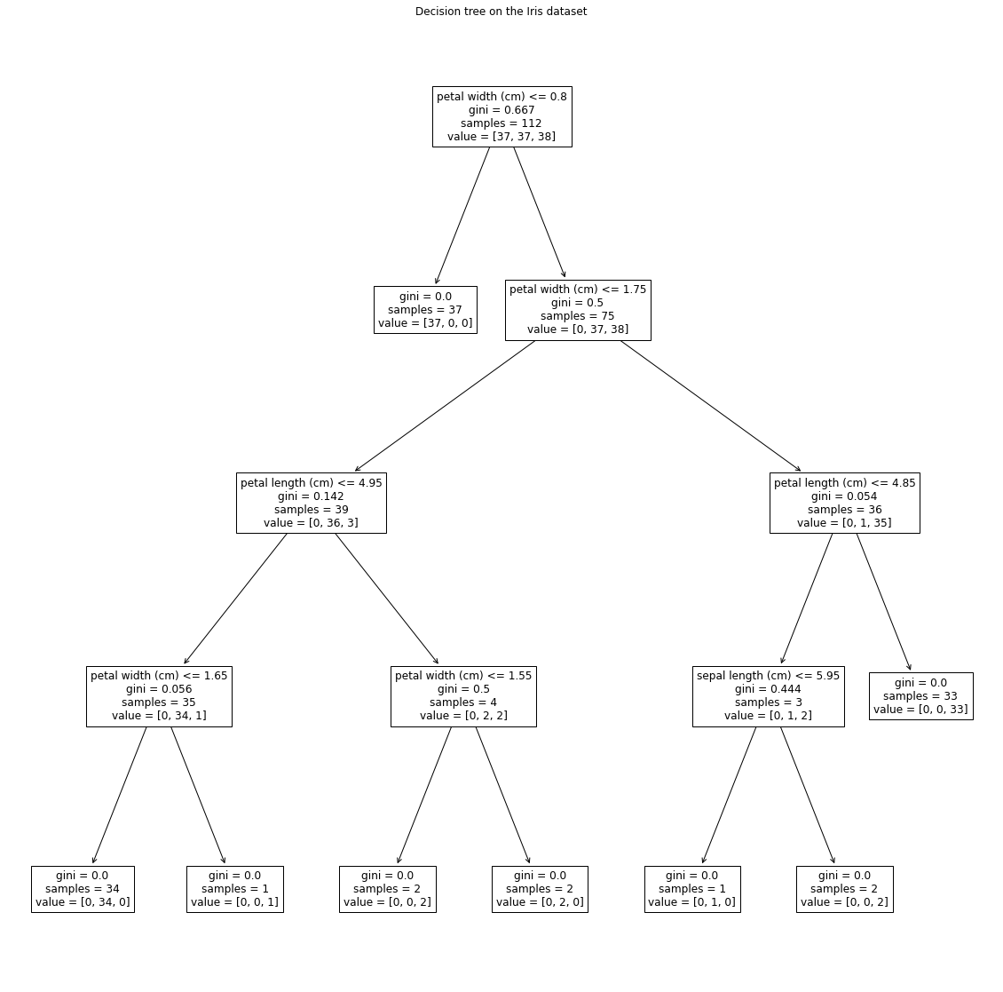 Create a decision tree on the Iris dataset | Stephanie Reinders